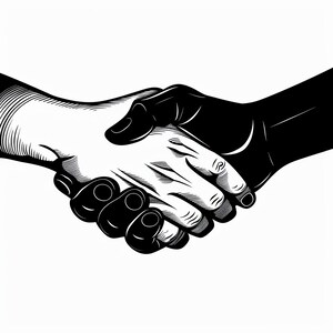 Handshake Svg, Handshake Svg Bundle, Handshake Silhouette, Handshake ...