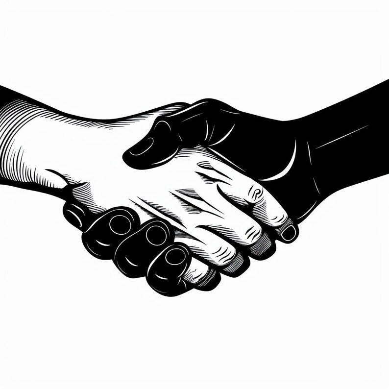 Handshake Svg, Handshake Svg Bundle, Handshake Silhouette, Handshake ...