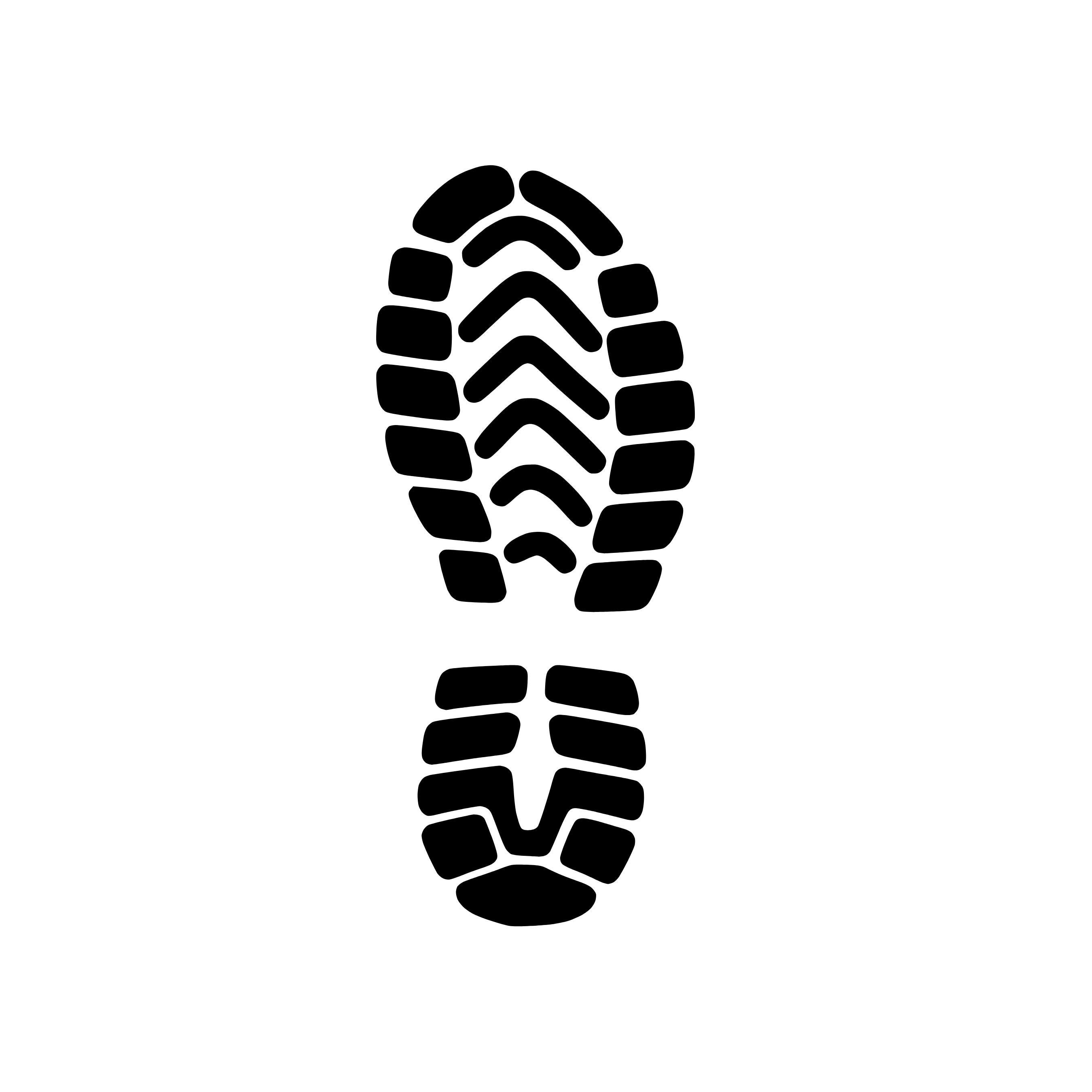 Footprint Svg, Foot Print Svg, Footprint Svg Bundle, Shoe Print Svg ...