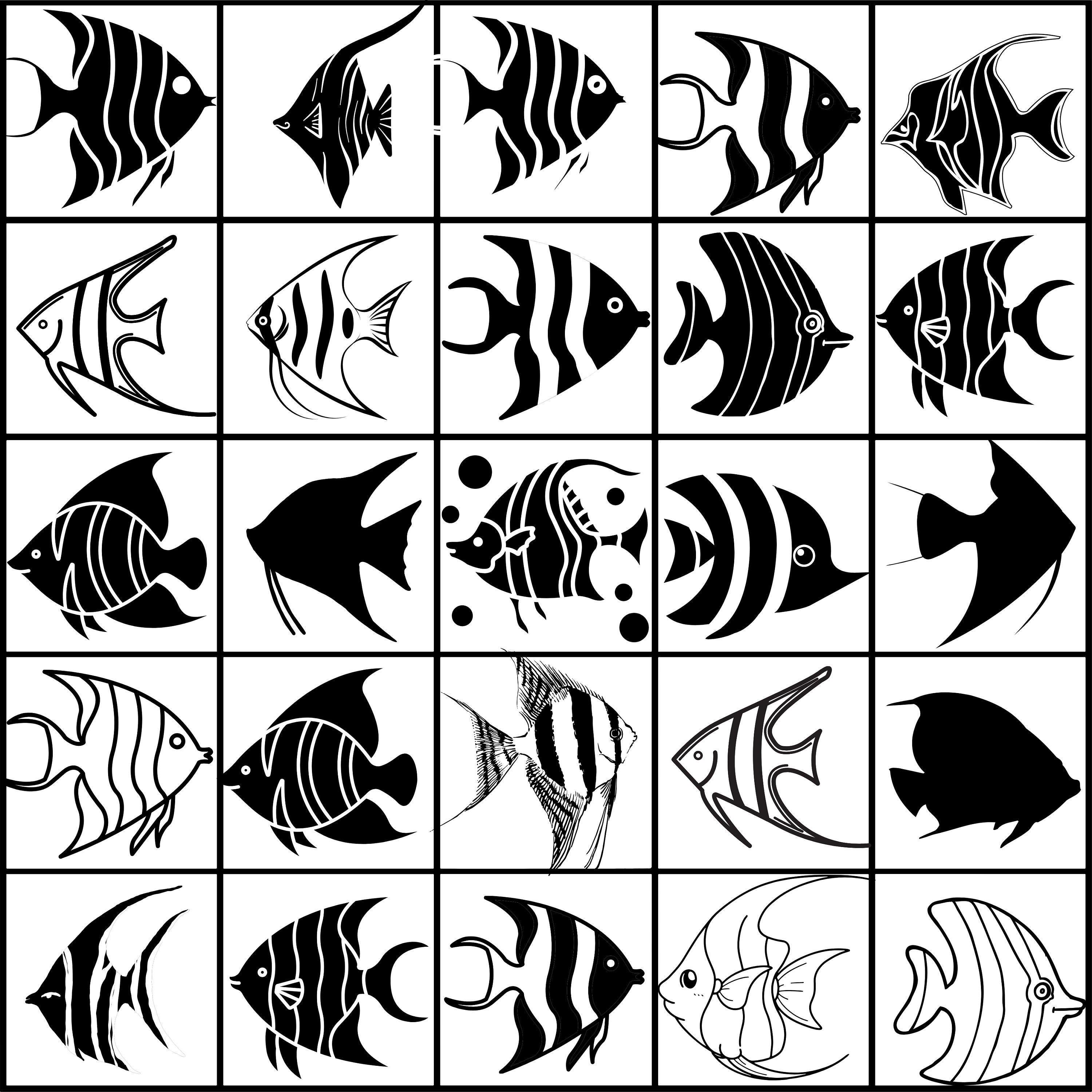 Angel Fish Svg, Angle Fish Silhouette, Fish Svg, Fish Silhouette, Fish ...