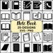 Notebook Svg, Noootbook Svg Bundle, Notebook Png Files, Notebook Cut ...