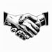 Handshake Svg, Handshake Svg Bundle, Handshake Silhouette, Handshake ...