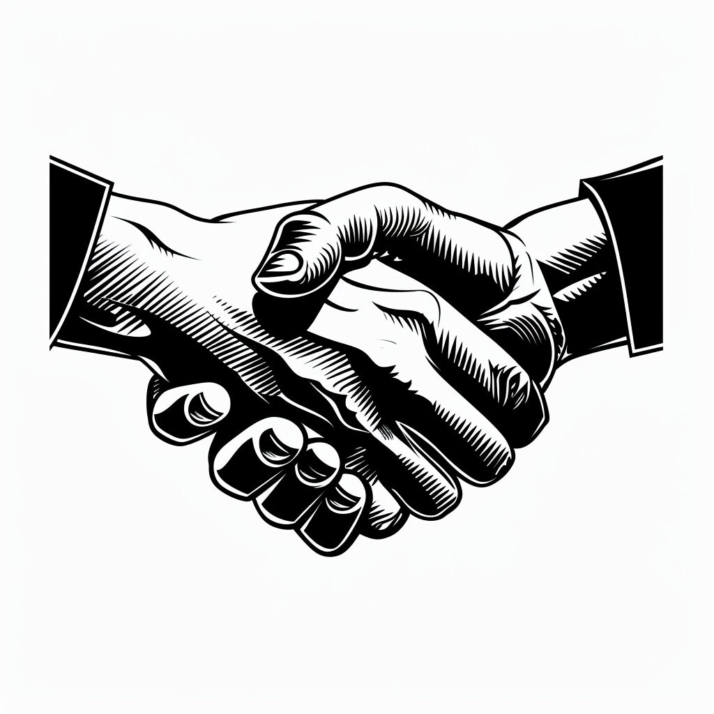 Handshake Svg, Handshake Svg Bundle, Handshake Silhouette, Handshake ...