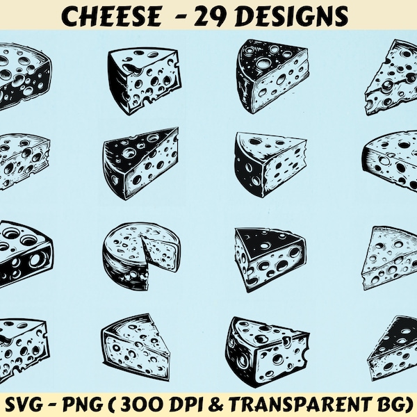 Cheese Svg - Etsy