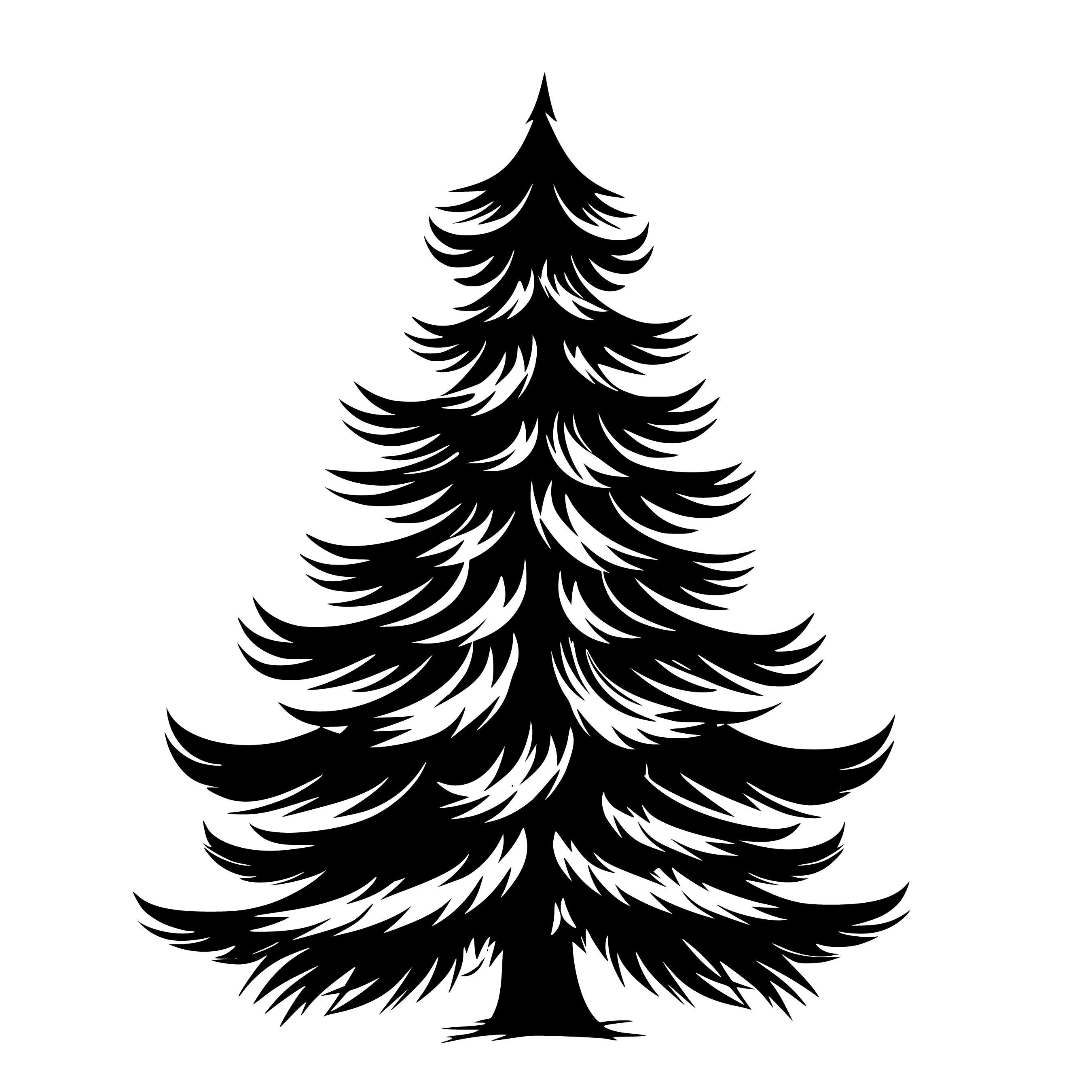 Pine Svg, Pine Tree Svg, Pine Tree Silhouette, Pine Forest Svg ...