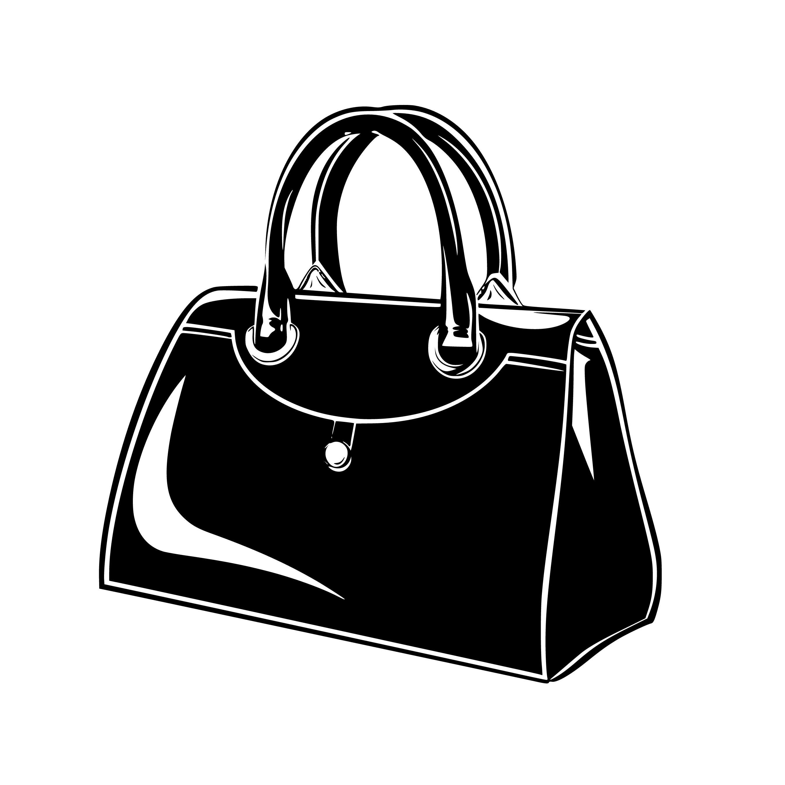 Handbag Svg, Handbag Silhouette, Handbag Svg Png, Handbag Clipart ...
