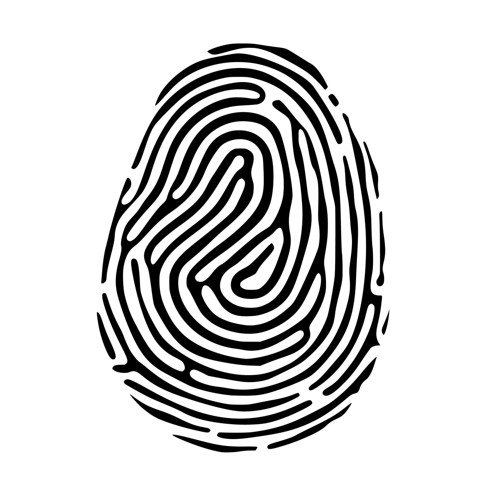 Fingerprint Svg, Fingerprint Silhouette, Fingerprint Cricut ...