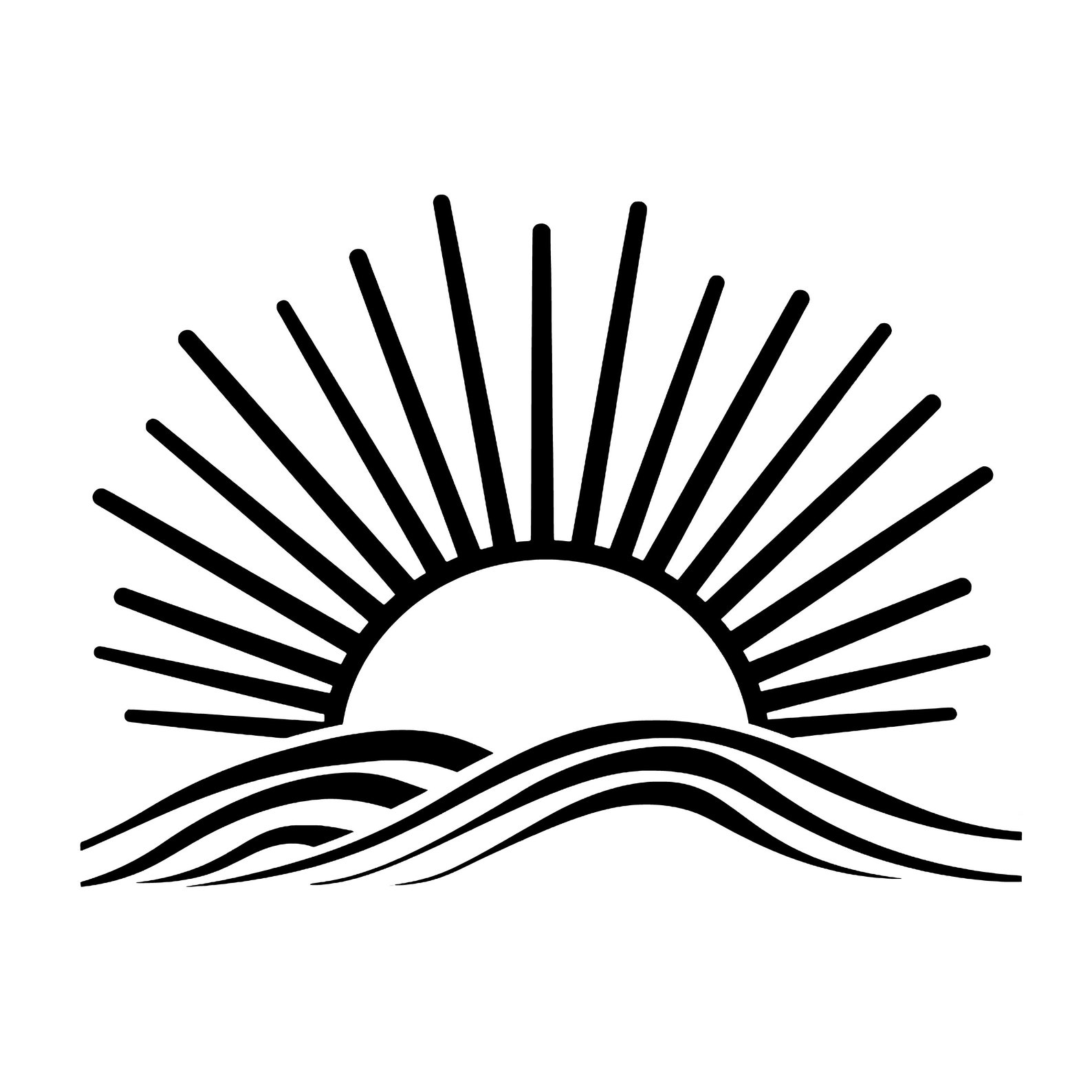 Sunrise Svg, Sunrise Svg Bundle, Sunrise Silhouette, Sunrise Svg Png ...