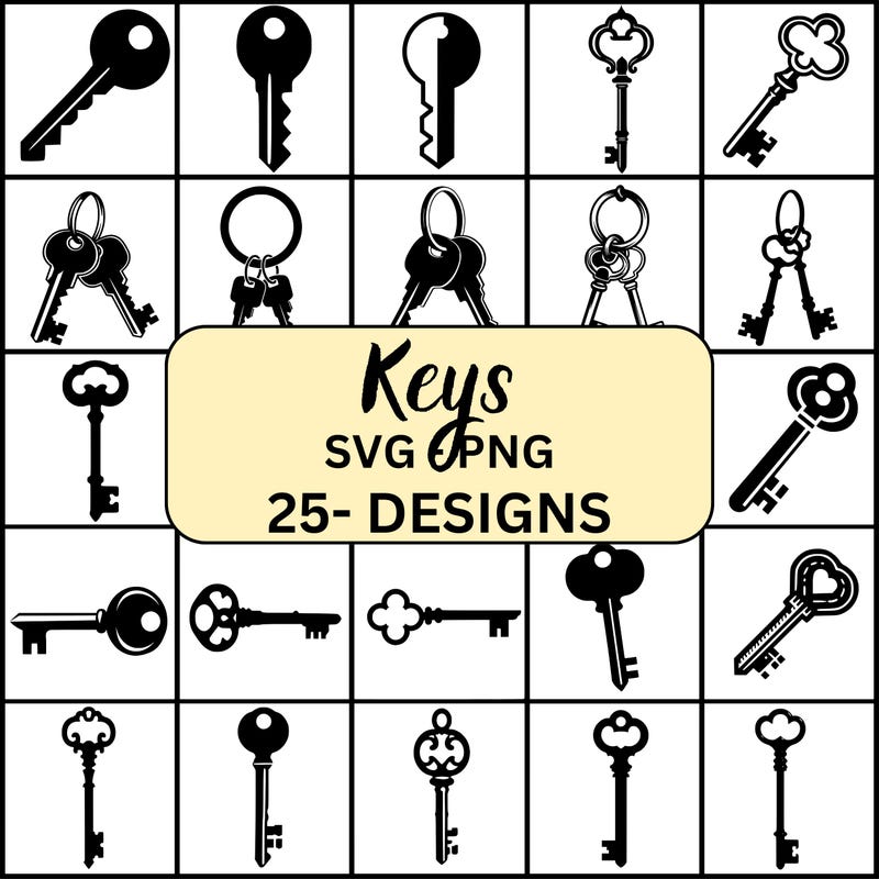 Key Svg - Etsy
