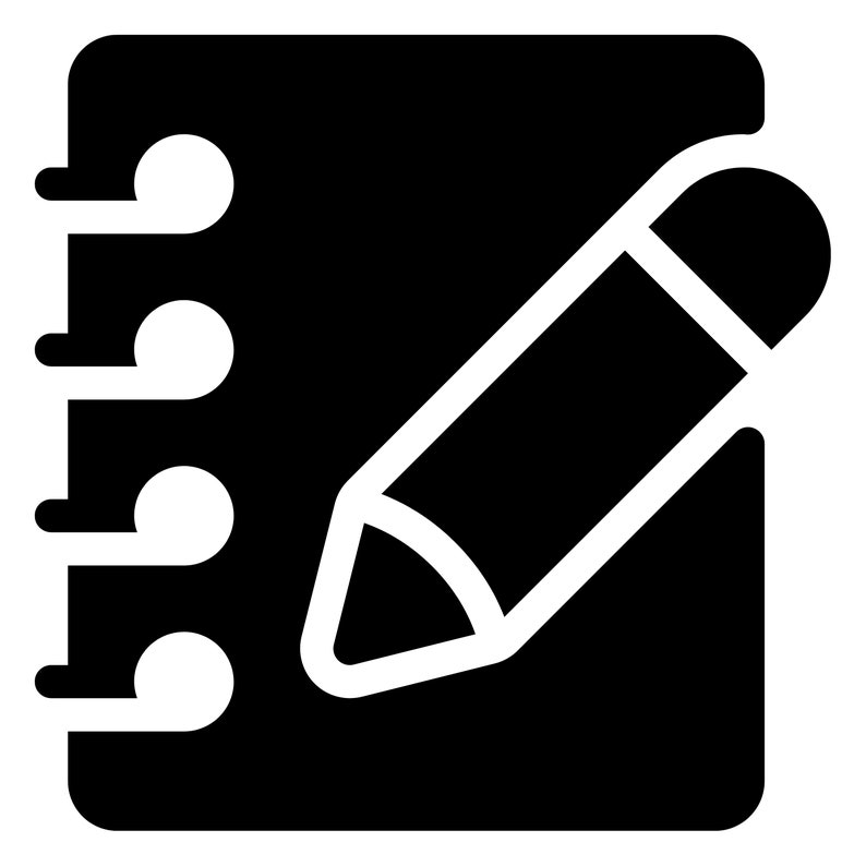 Notebook Svg, Noootbook Svg Bundle, Notebook Png Files, Notebook Cut ...