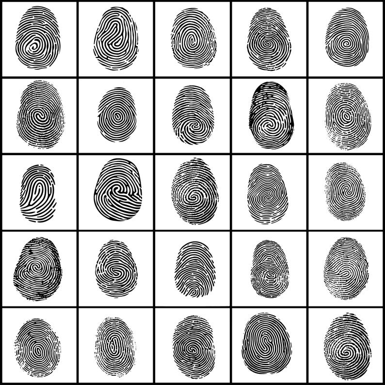 Fingerprint Svg, Fingerprint Silhouette, Fingerprint Cricut ...