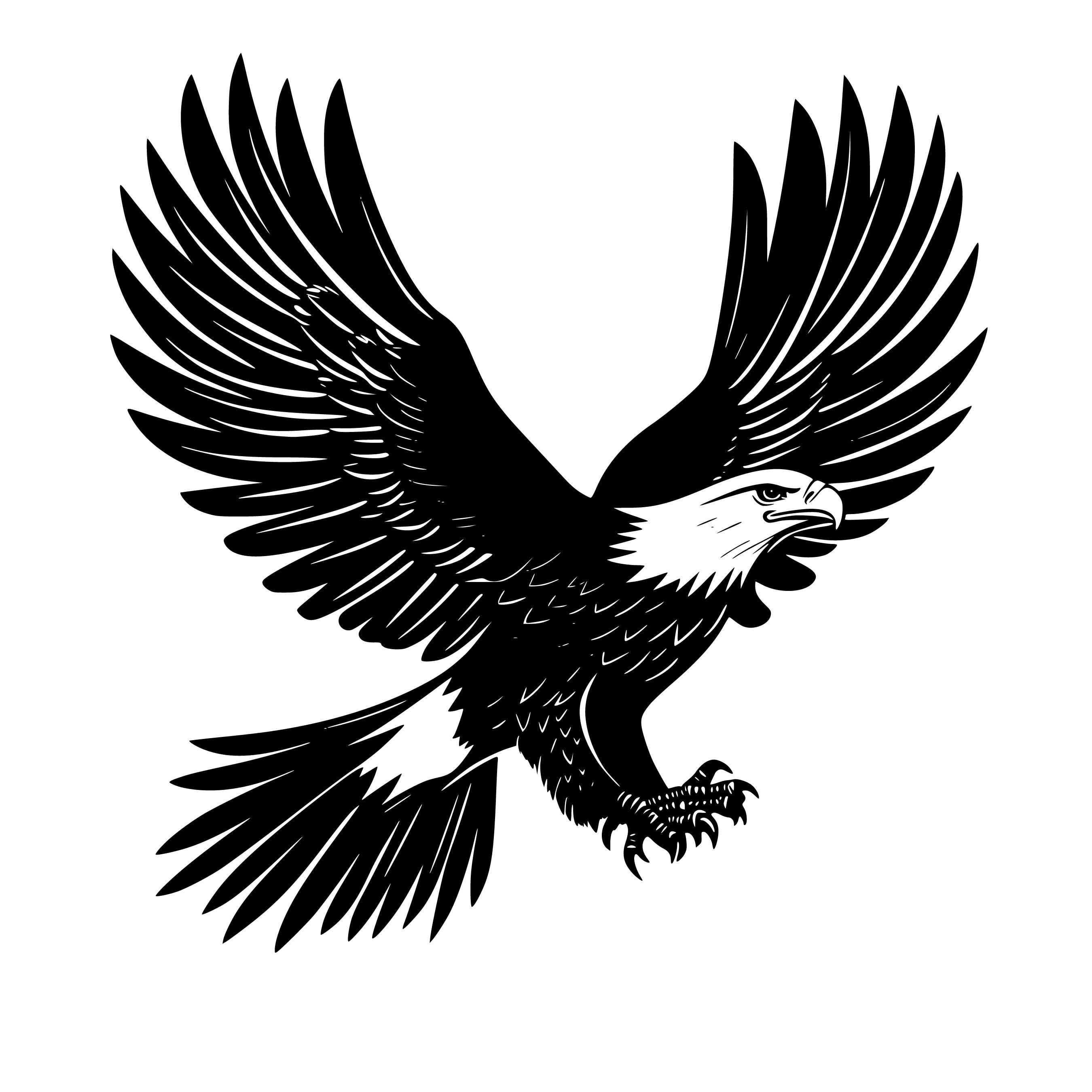 Eagle Svg, Eagle Svg Bundle, Eagle Silhouette, Eagle Svg Files, Eagle ...