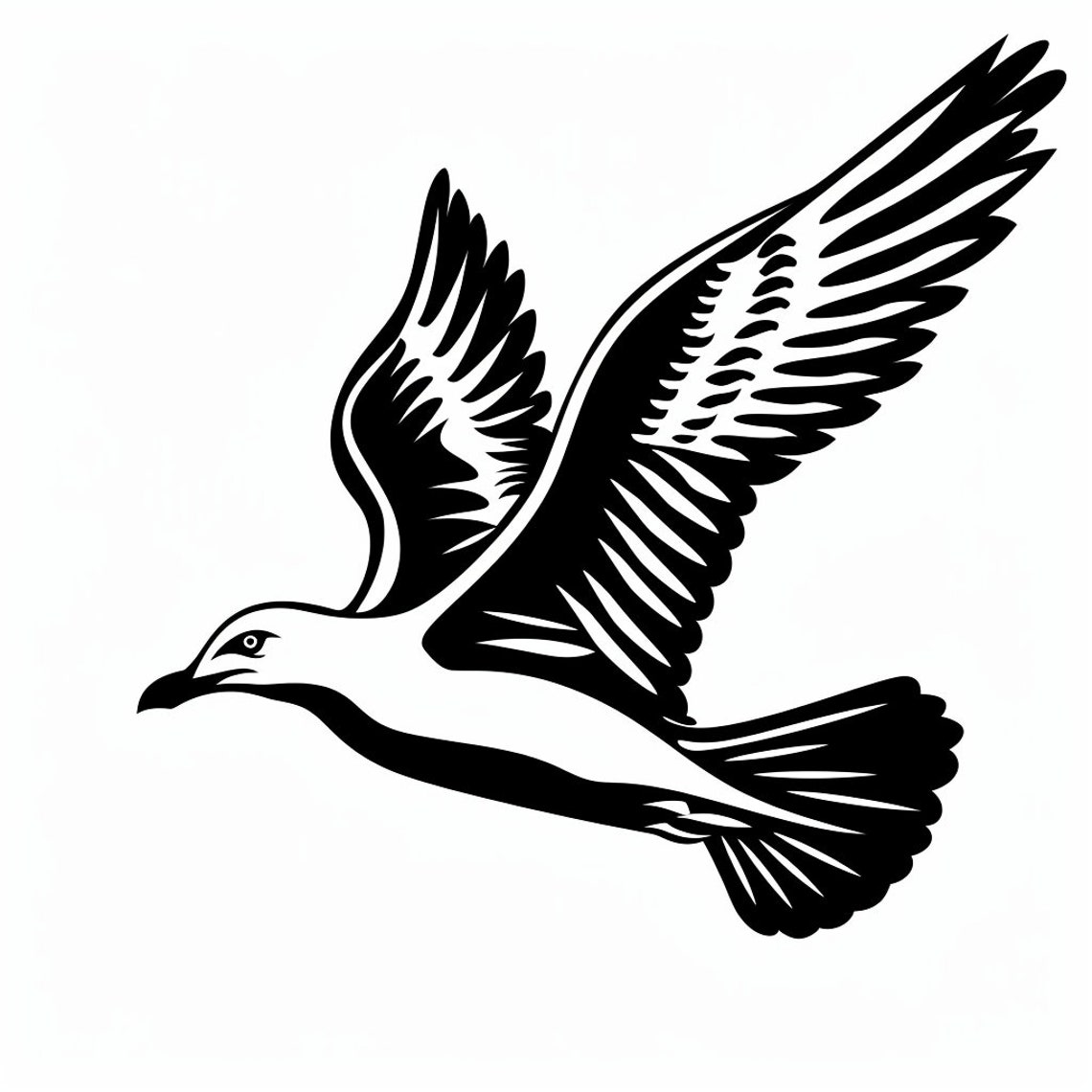 Seagull Svg, Seagull Svg Bundle, Seagull Svg File, Seagull Silhouette ...