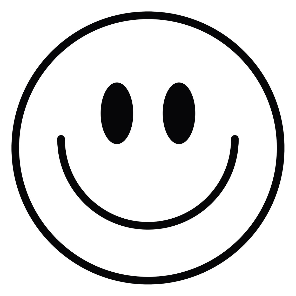 Smiley Face Svg, Smiley Svg, Smiley Silhouette, Happy Face Svg Png ...