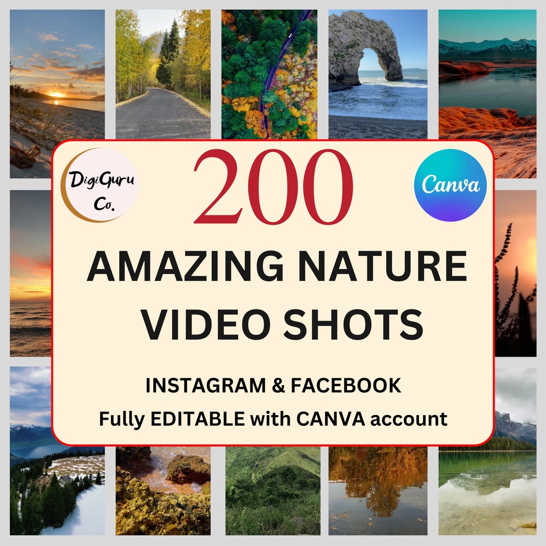 200 Nature Video Bundle, Nature Reels Videos, Instagram Travel Videos ...
