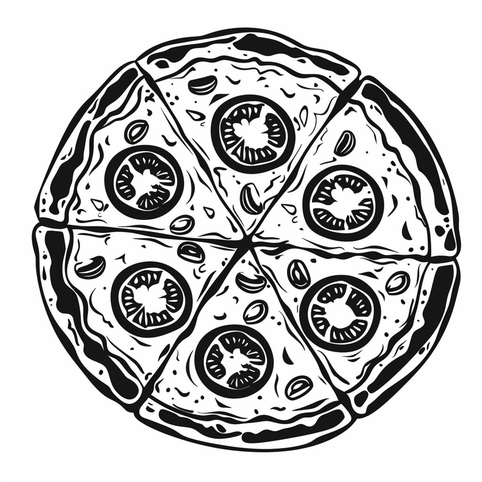 Pizza Svg, Pizza Svg Bundle, Pizza Svg File, Pizza Silhouette, Pizza ...