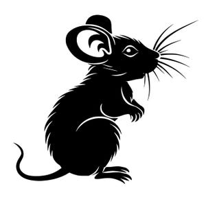 Mouse Svg, Mouse Silhouette, Mouse Svg Bundle, Mouse Cut Files, Mouse ...