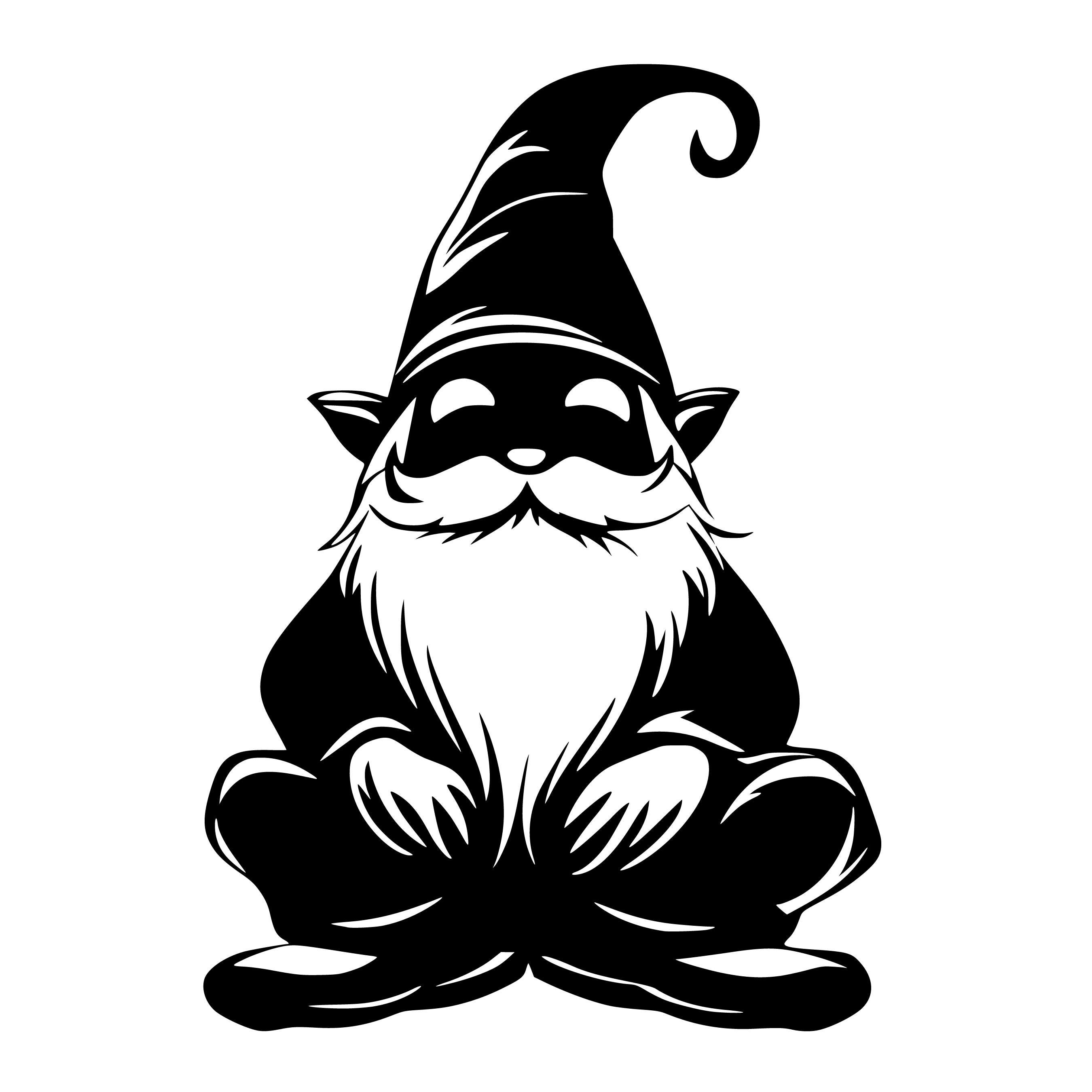 Gnome Svg, Gnome Svg Bundle, Gnome Silhouette, Gnome Svg Png, Gnome ...