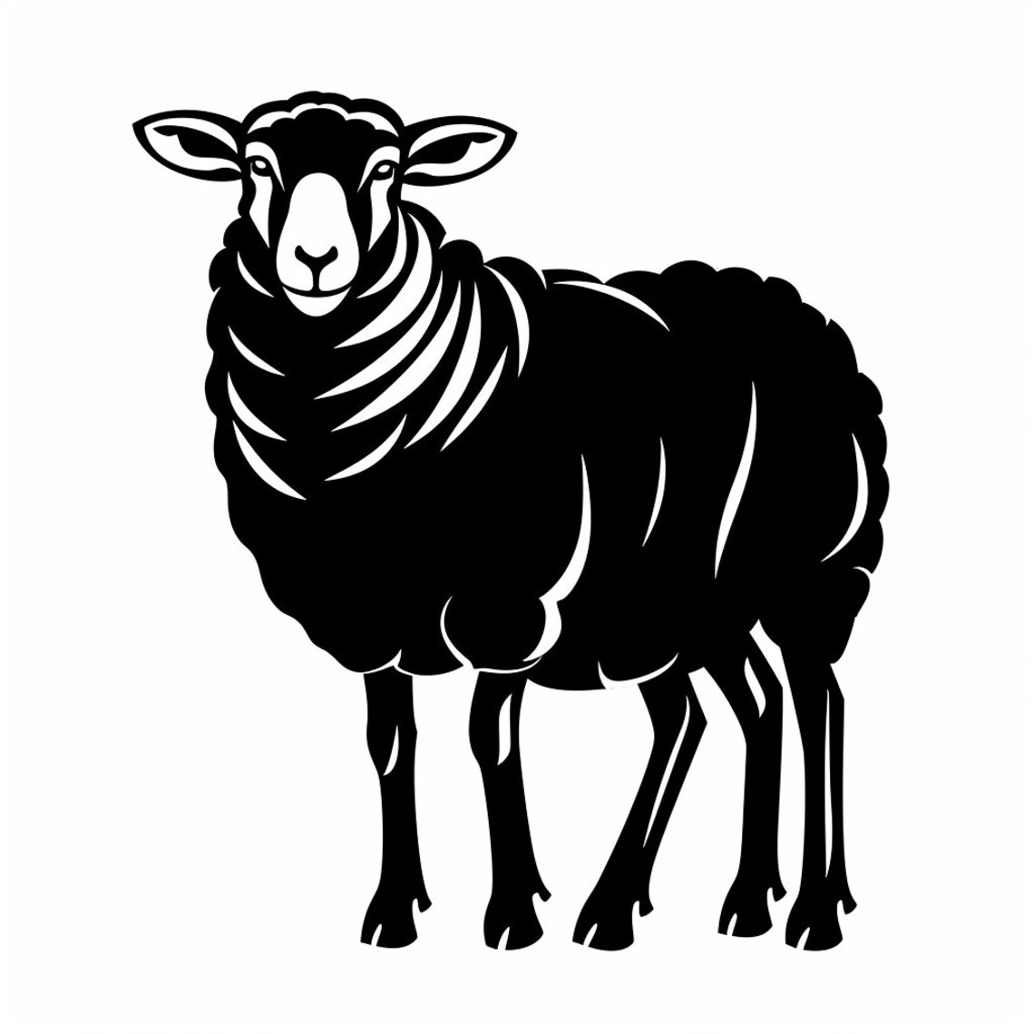 Sheep Svg, Sheep Silhouette, Sheep Herd Svg, Sheep Cut File, Sheep ...