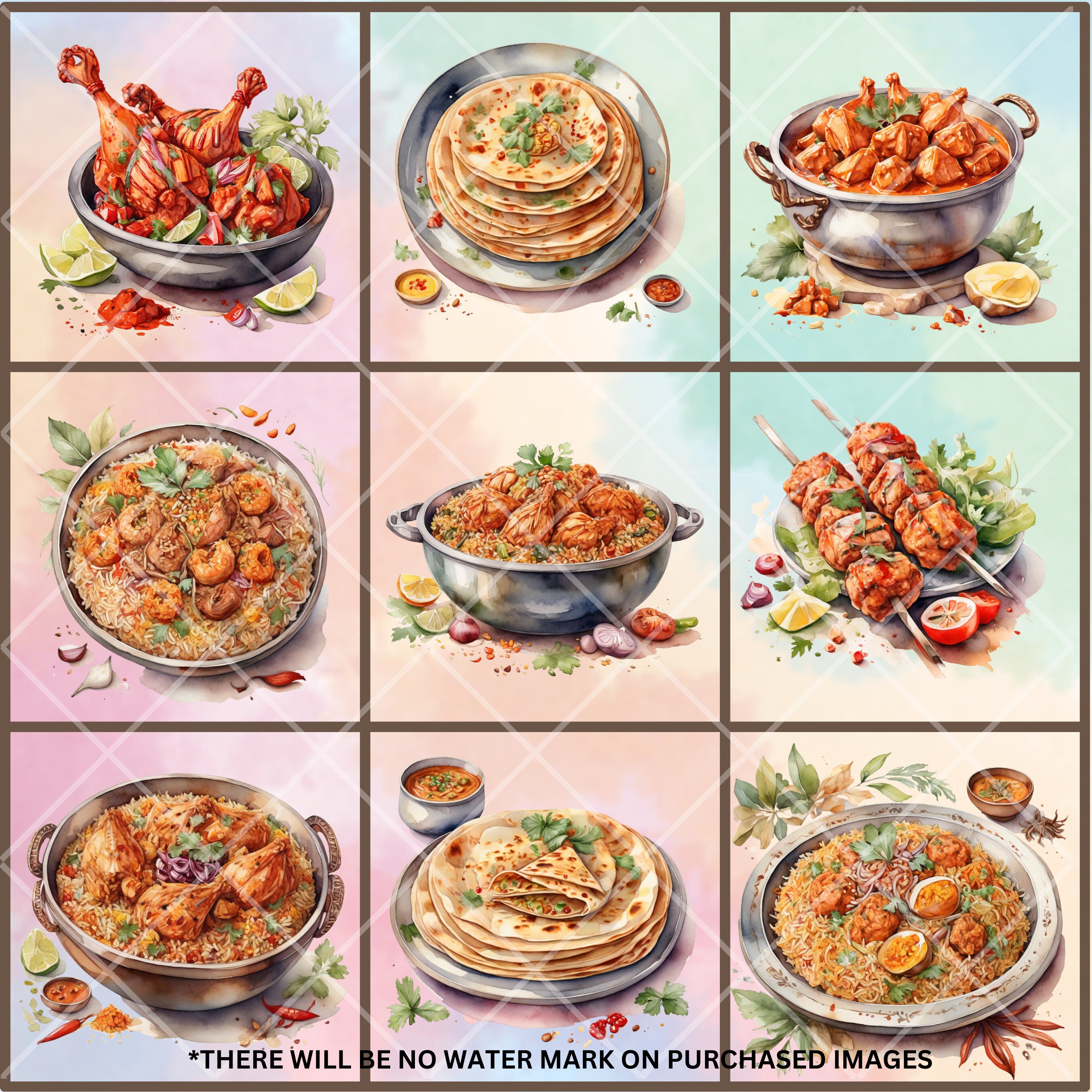 40 Indian Dishes Clipart, Indian Food Clip Art, Indian Cuisine Clip Art ...