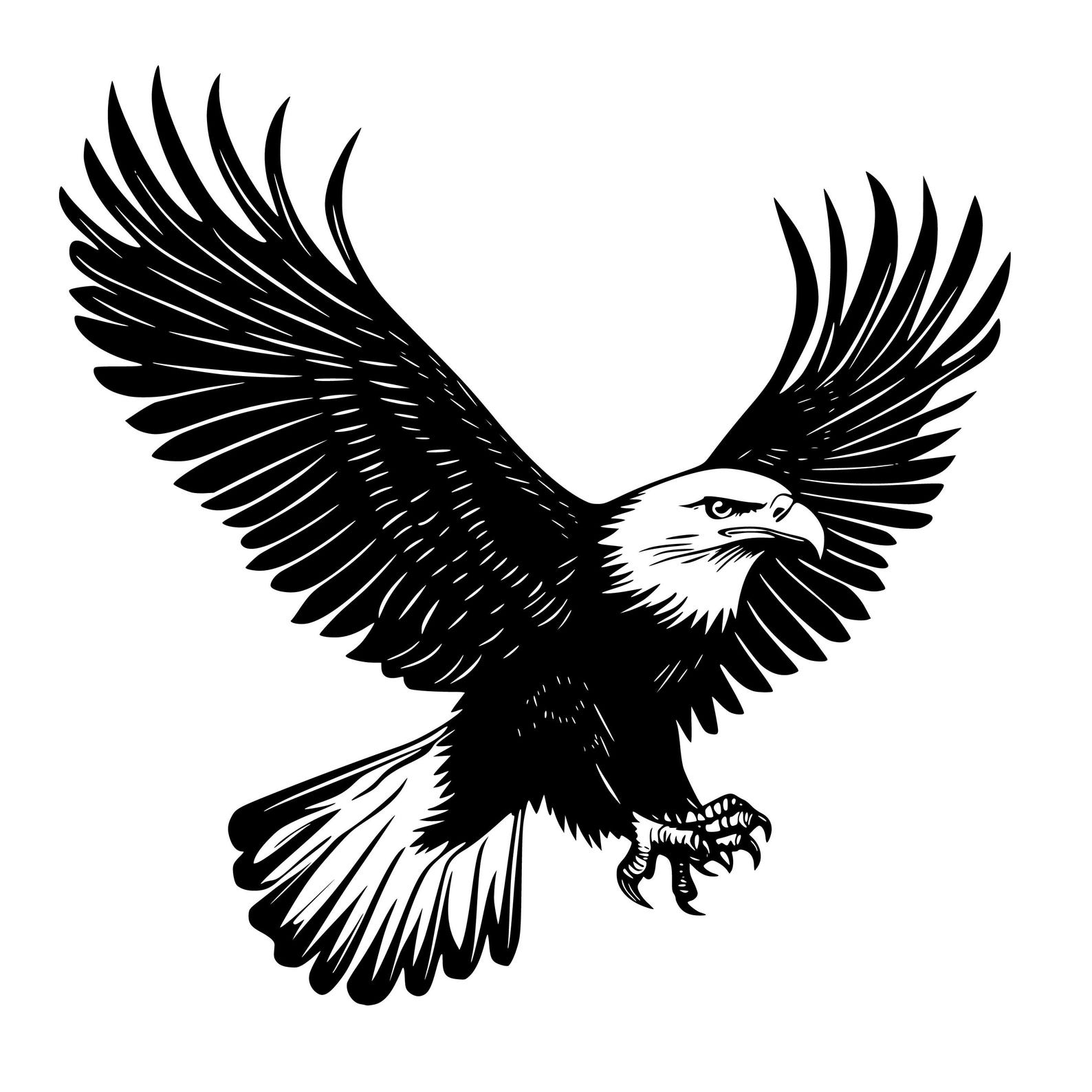 Eagle Svg, Eagle Svg Bundle, Eagle Silhouette, Eagle Svg Files, Eagle ...