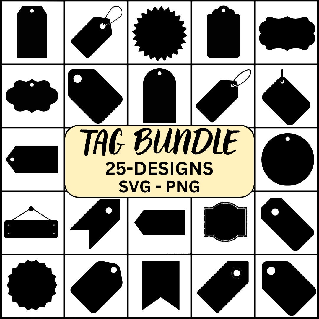 Tag Svg, Price Tag Svg, Sale Tag Svg, Tag Svg Bundle, Tag Silhouette ...