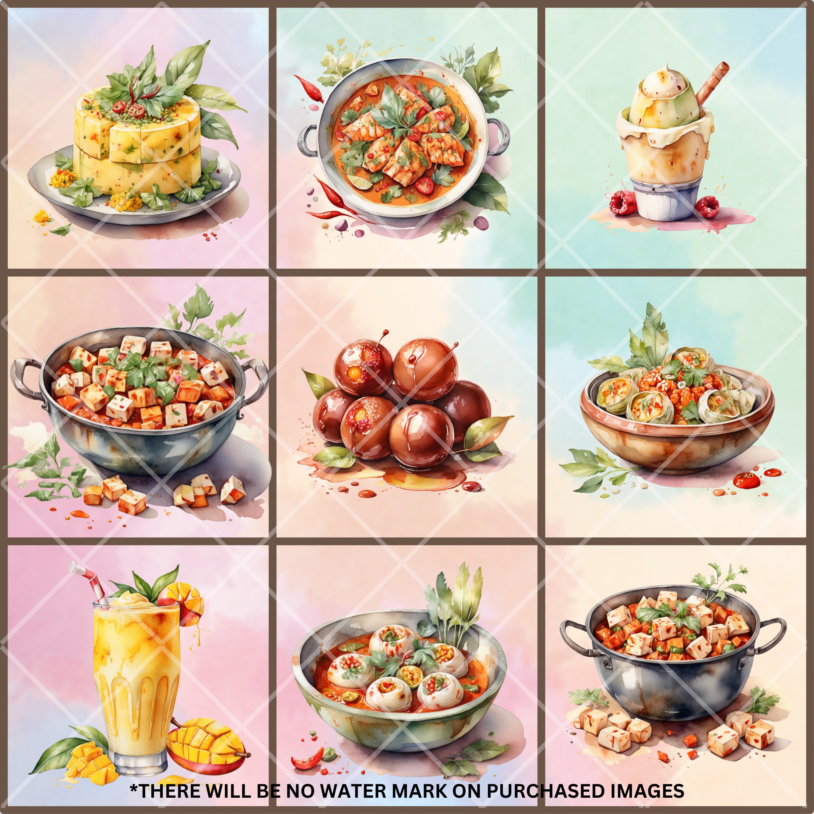 40 Indian Dishes Clipart, Indian Food Clip Art, Indian Cuisine Clip Art ...