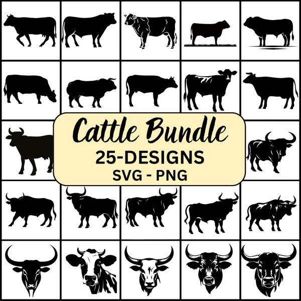 Cattle Svg - Etsy