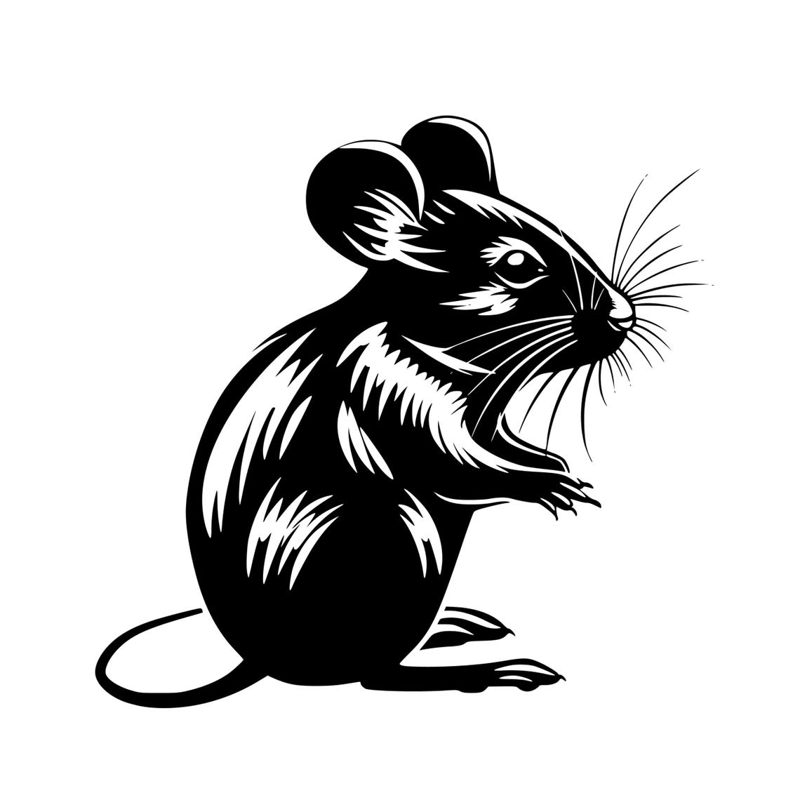 Mouse Svg, Mouse Silhouette, Mouse Svg Bundle, Mouse Cut Files, Mouse ...