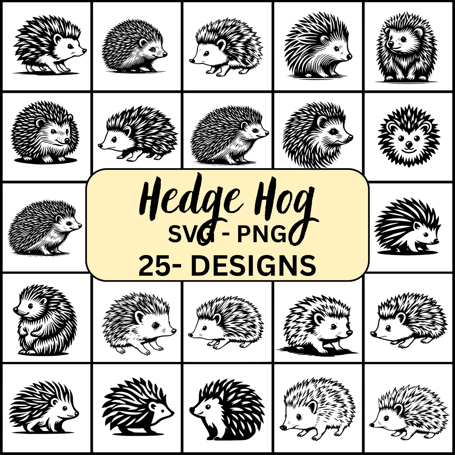 Hedgehog Svg, Hedgehog Svg Bundle, Hedgehog Silhouette, Hedgehog Cut ...