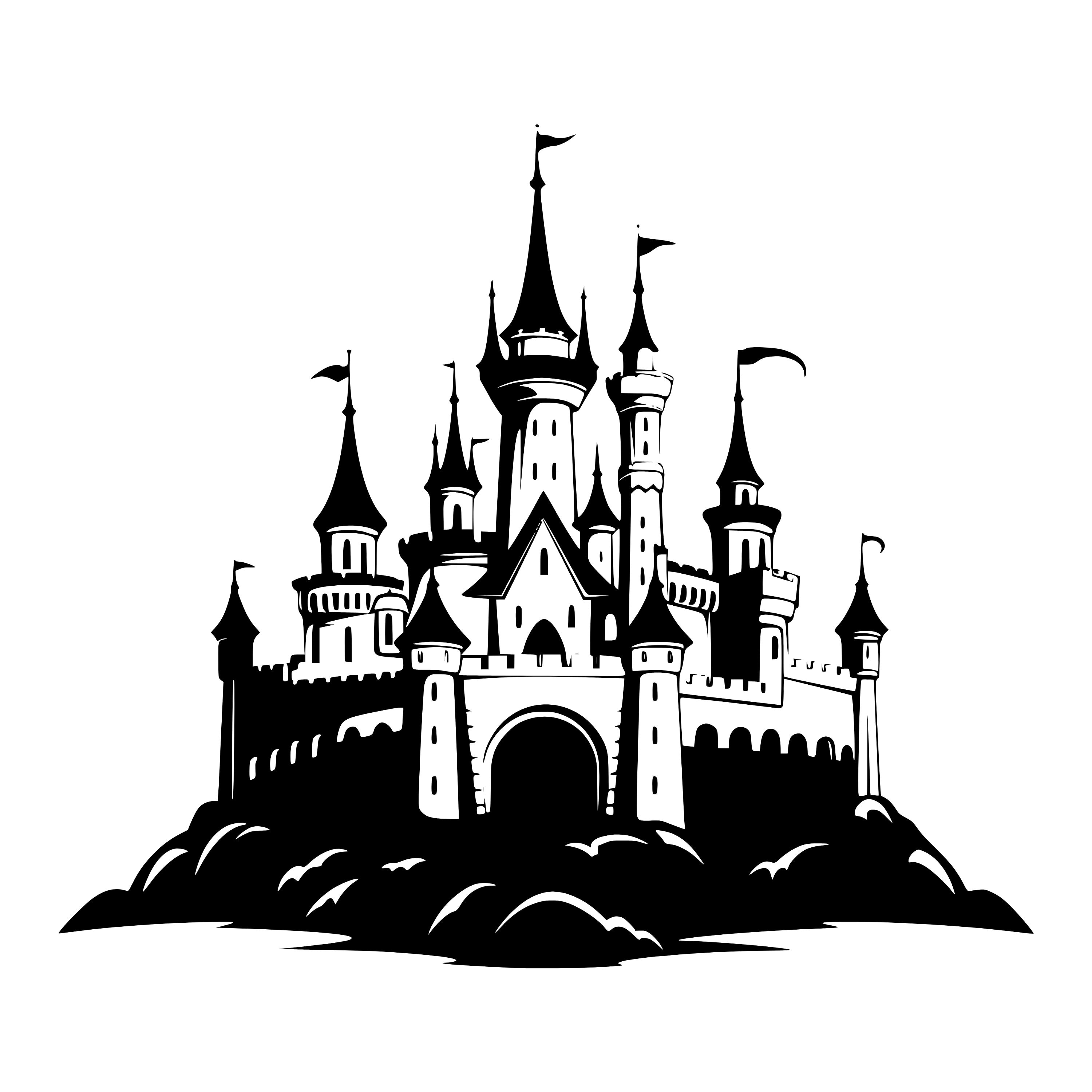 Castle Svg, Castle Svg Bundle, Castle Silhouette, Castle Svg Png ...