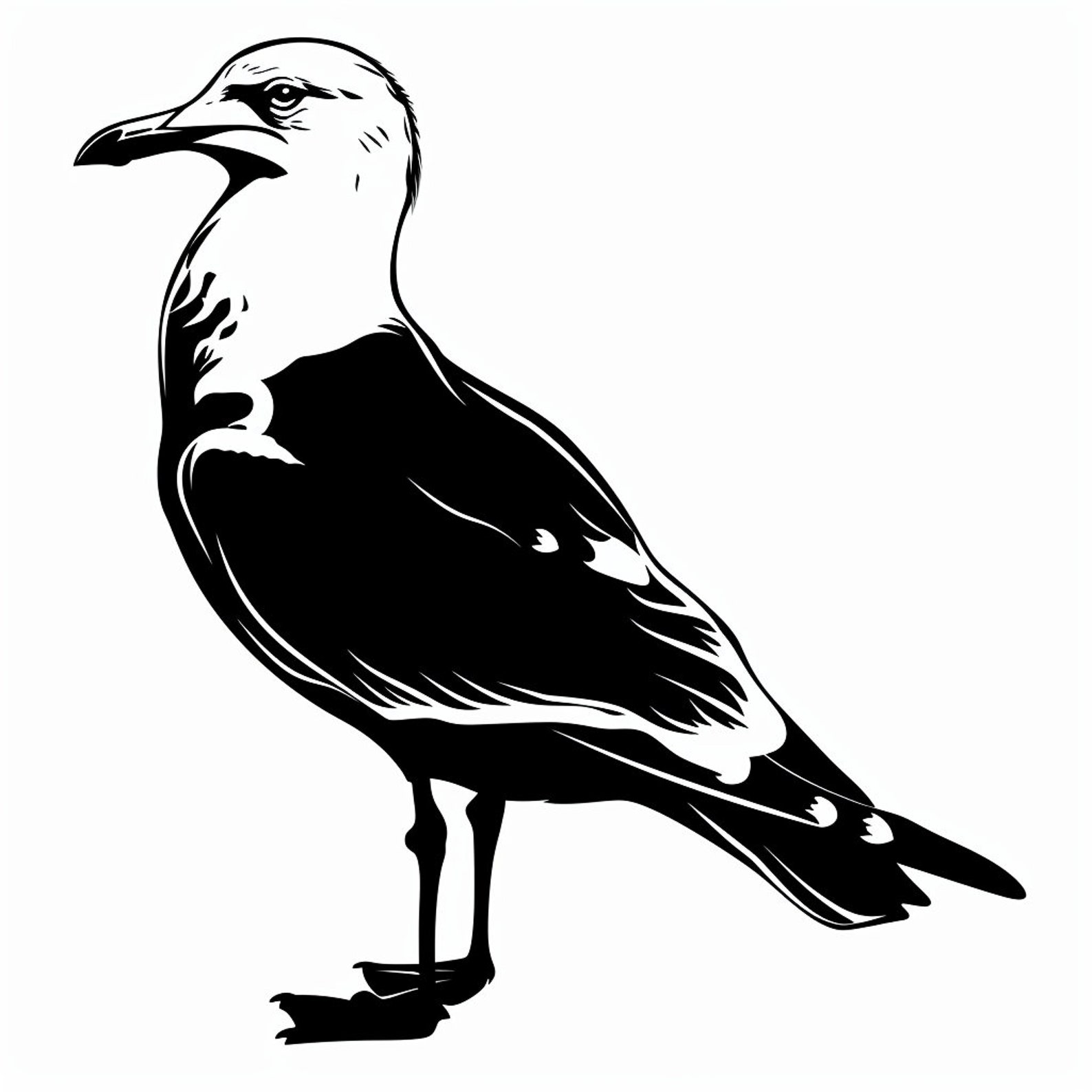 Seagull Svg, Seagull Svg Bundle, Seagull Svg File, Seagull Silhouette ...