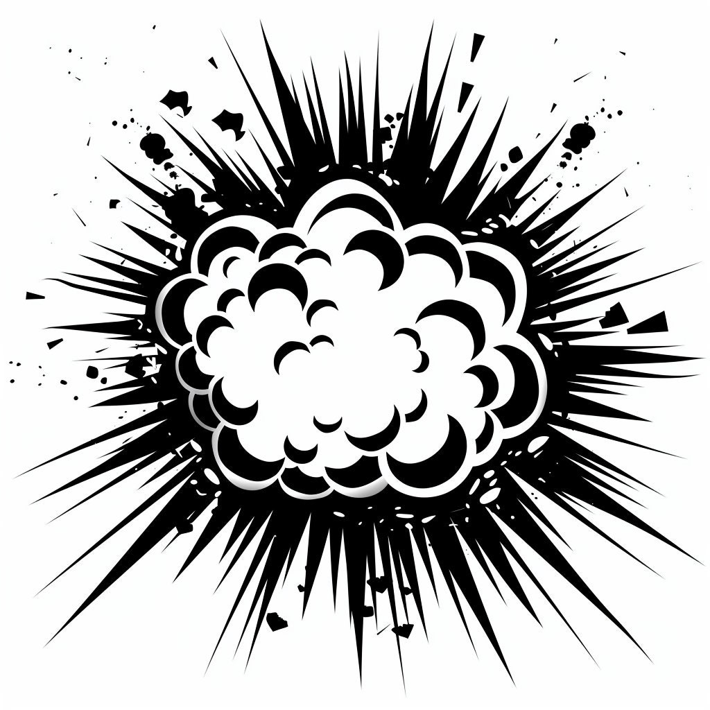 Explosion Svg, Explosion Svg Bundle, Explosion Silhouette, Explosion ...