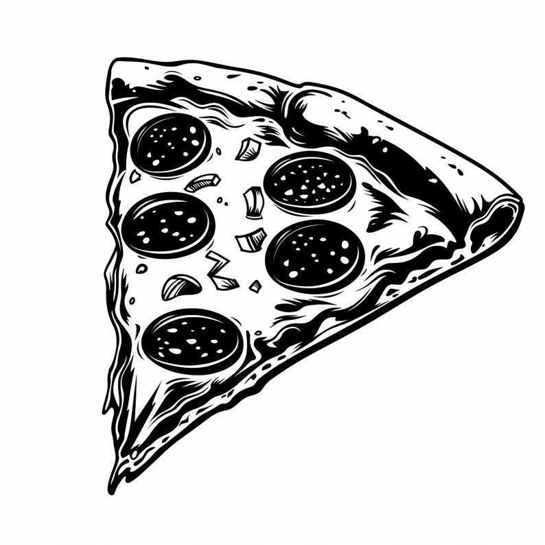 Pizza Svg, Pizza Svg Bundle, Pizza Svg File, Pizza Silhouette, Pizza ...