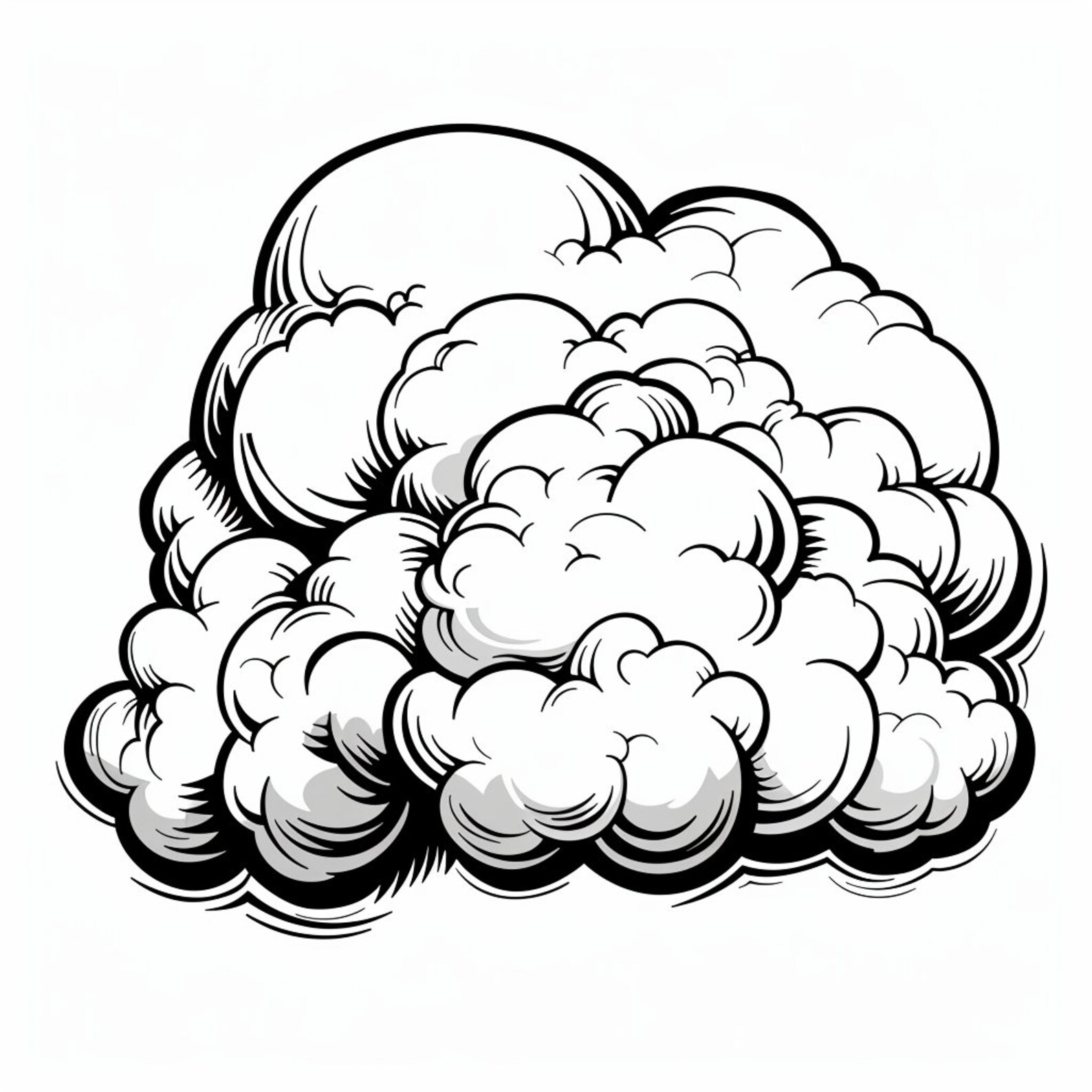 Cloud Svg, Cloud Svg Bundle, Cloud Silhouette, Cloud Cricut, Cloud Cut ...