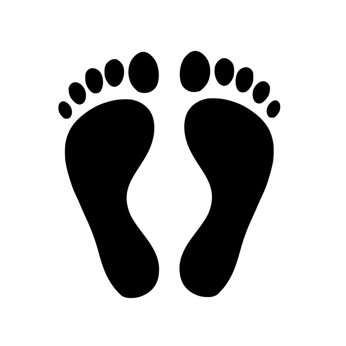 Footprint Svg, Foot Print Svg, Footprint Svg Bundle, Shoe Print Svg ...