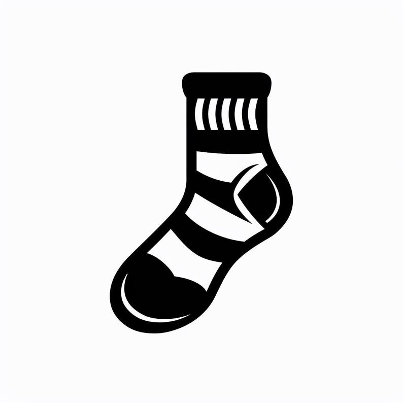 Socks Svg, Socks Svg Bundle, Sock Silhouette, Socks Cut Files, Socks ...