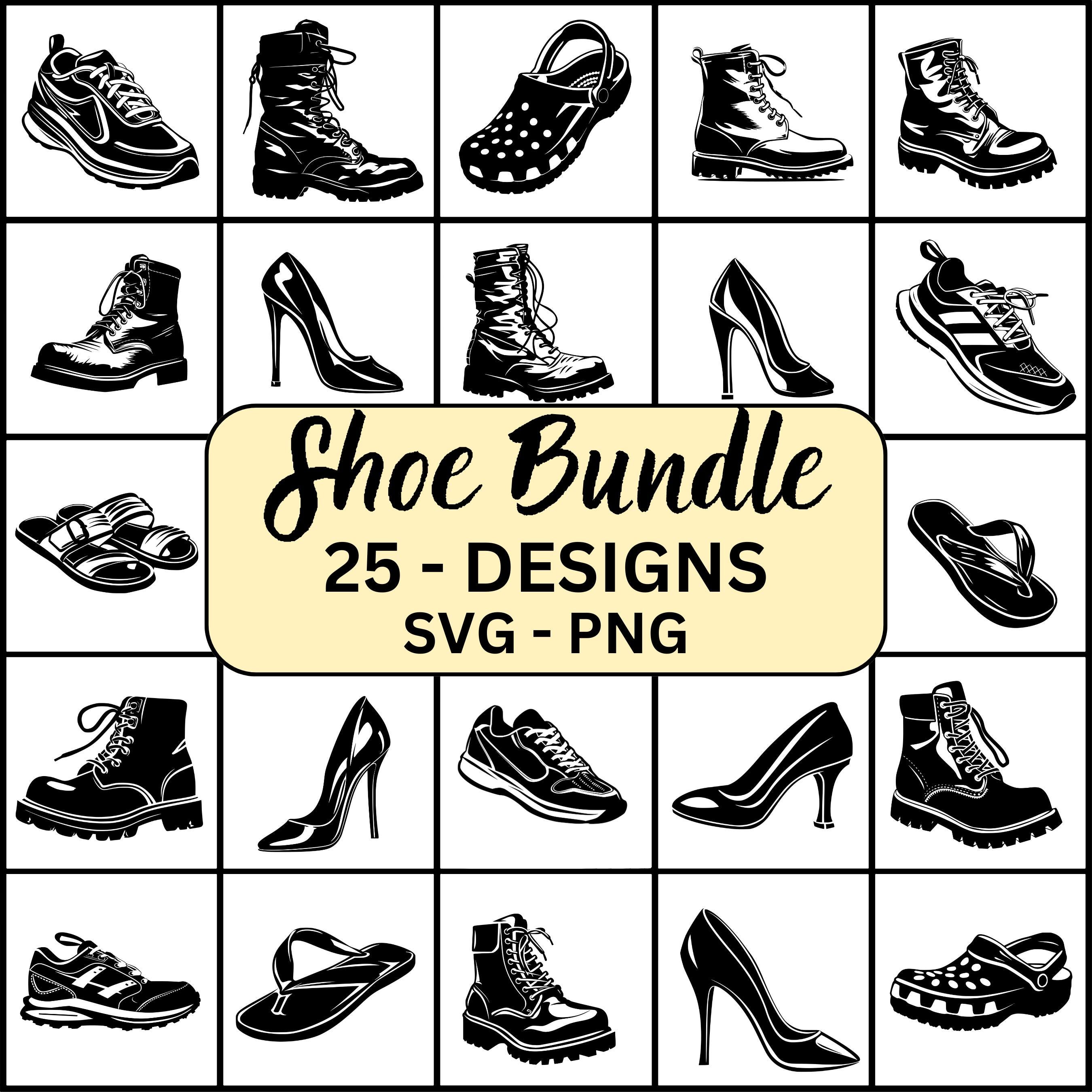 Shoe Svg, Shoe Svg Bundle, Shoe Png, Shoe Cut Files, Shoe Cricut ...