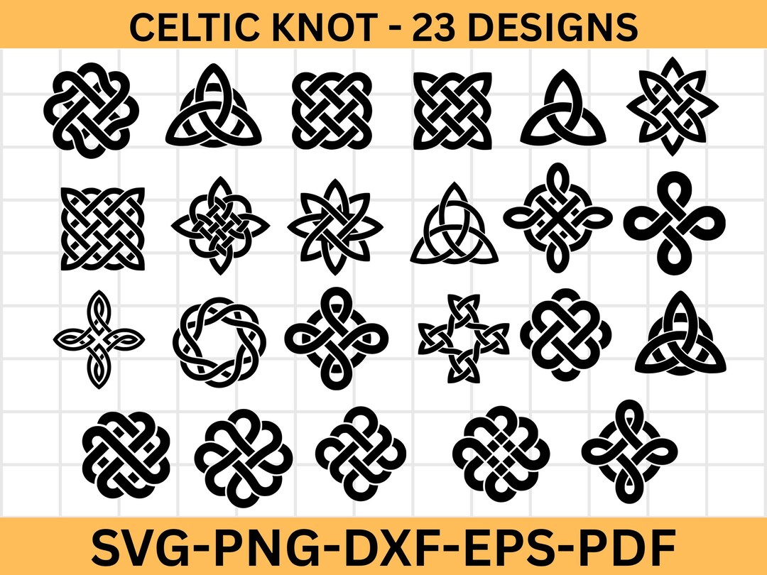 Celtic Knot Svg, Celtic Knot Svg Bundle, Celtic Knot Silhouette, Celtic ...