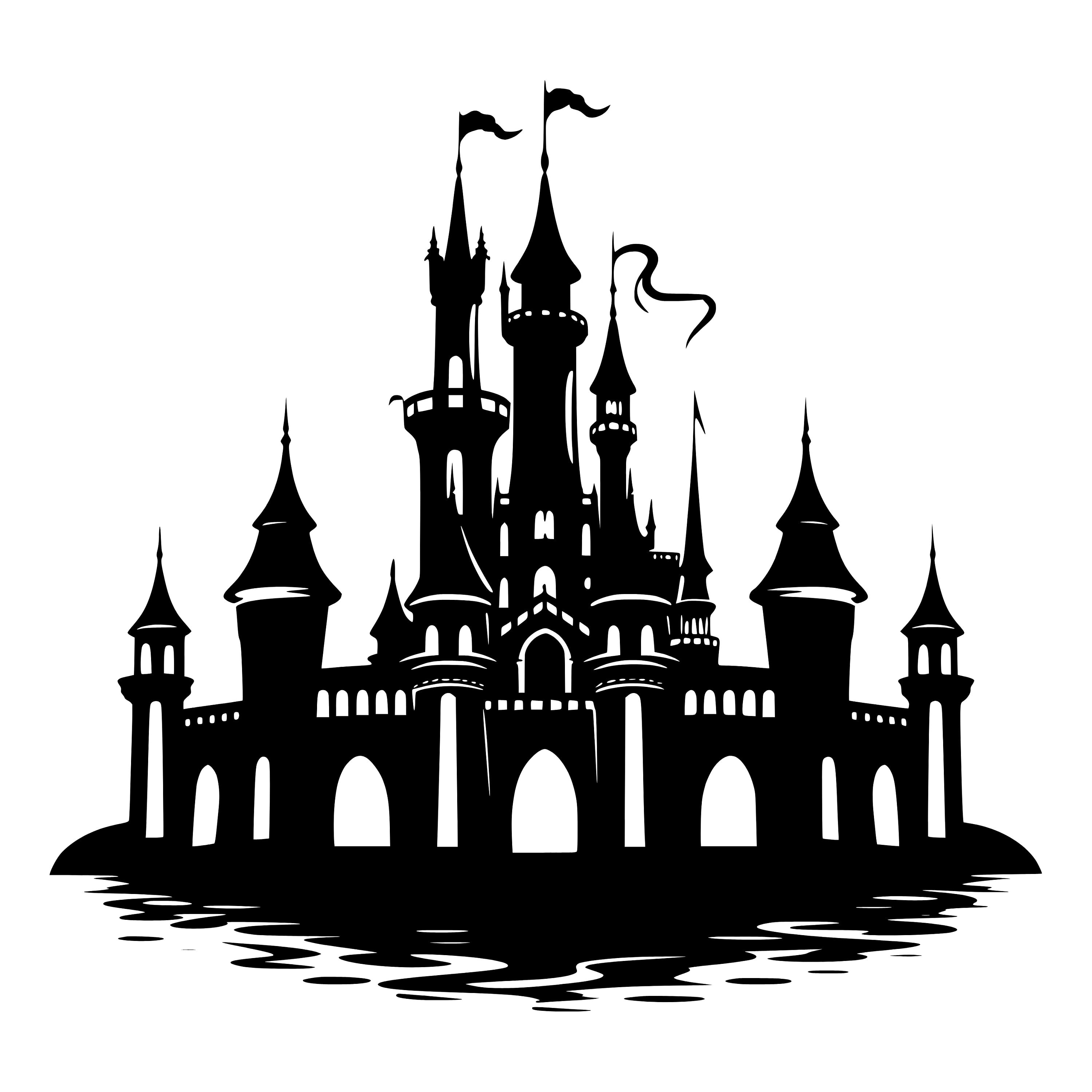 Castle Svg, Castle Svg Bundle, Castle Silhouette, Castle Svg Png ...