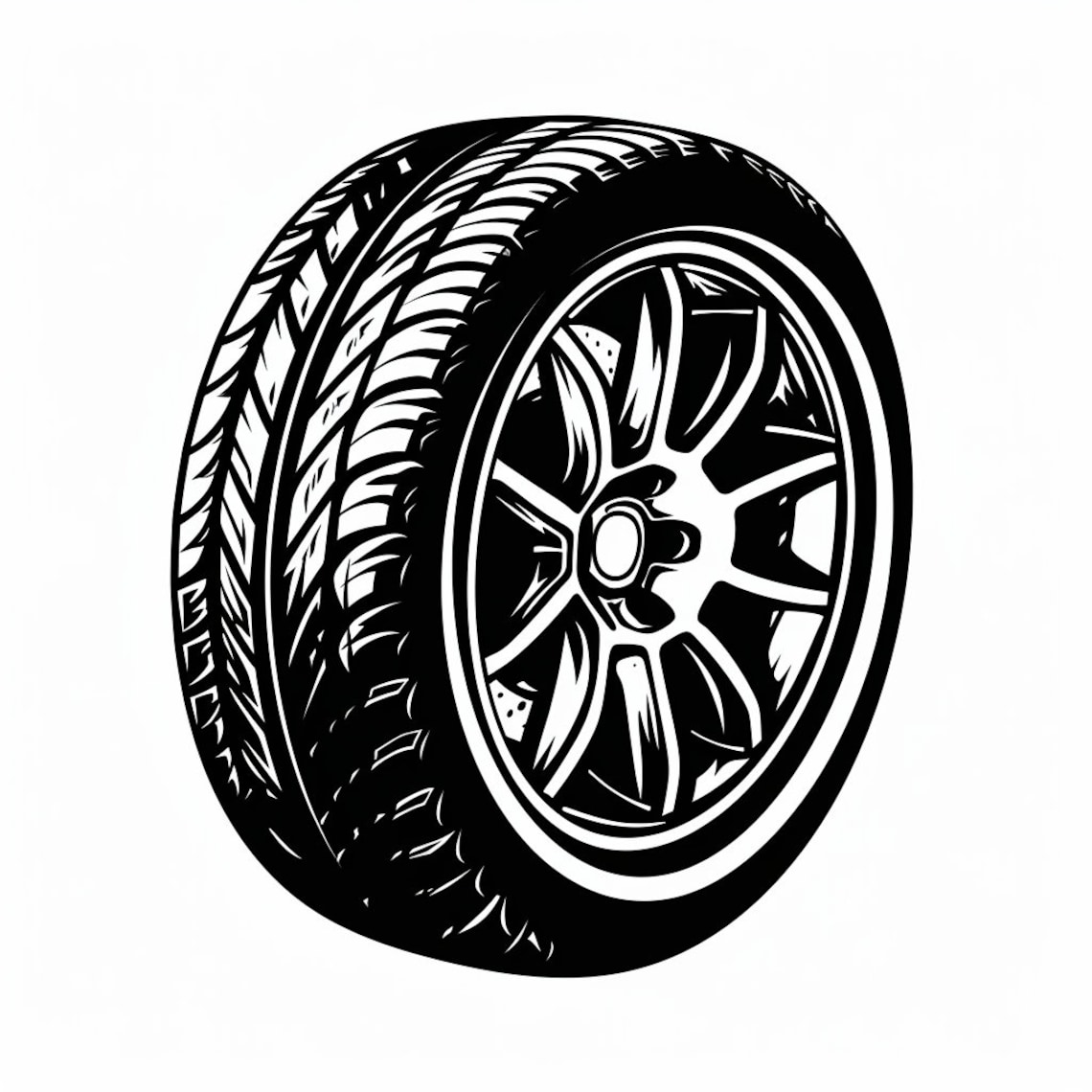 Tire Svg, Tire Svg Bundle, Tire Silhouette, Tire Svg Png, Tire Cricut ...