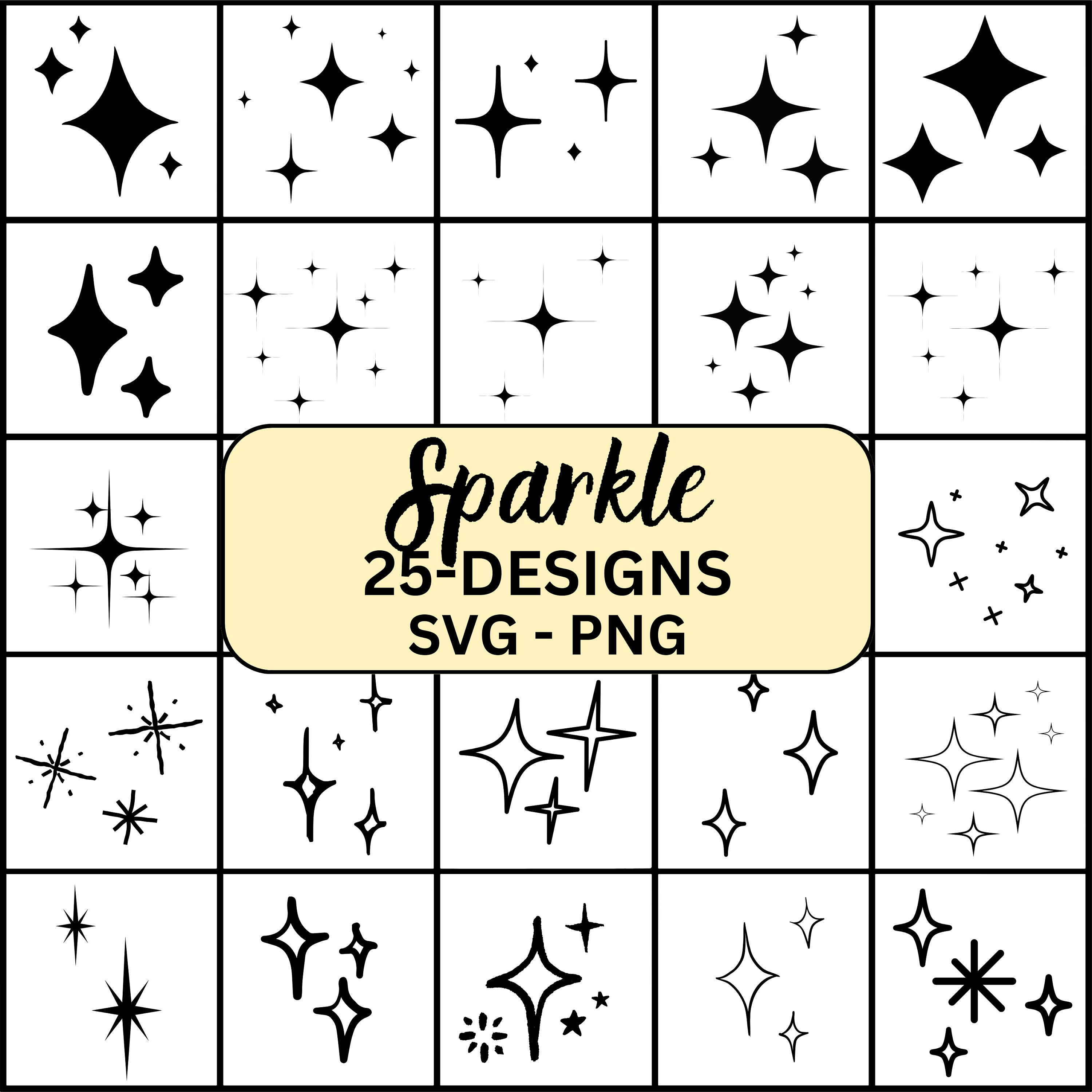 Sparkle Svg, Sparkle Svg Bundle, Sparkle Png, Sparkle Cut Files ...