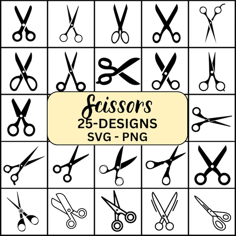 Scissors Svg - Etsy
