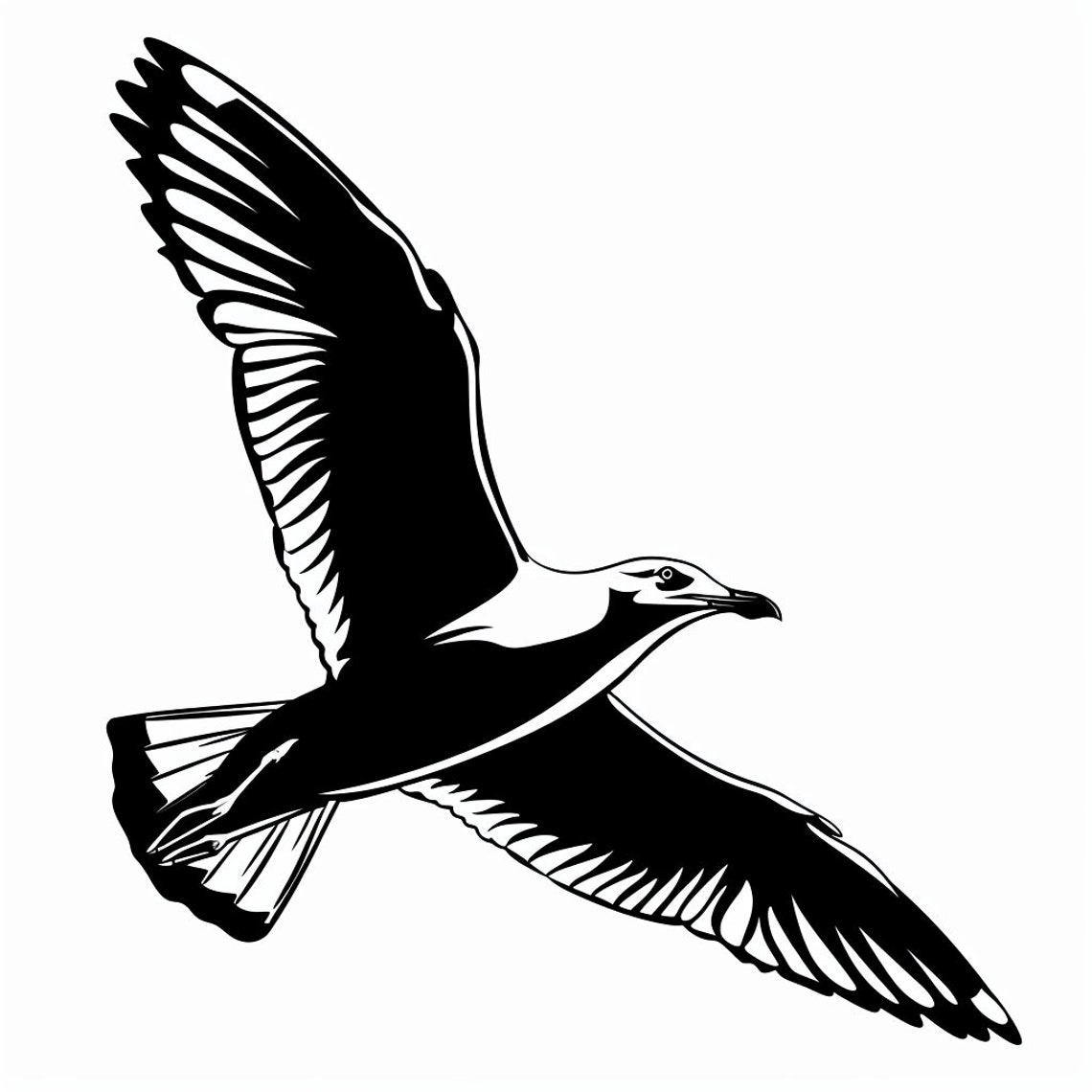 Seagull Svg, Seagull Svg Bundle, Seagull Svg File, Seagull Silhouette ...