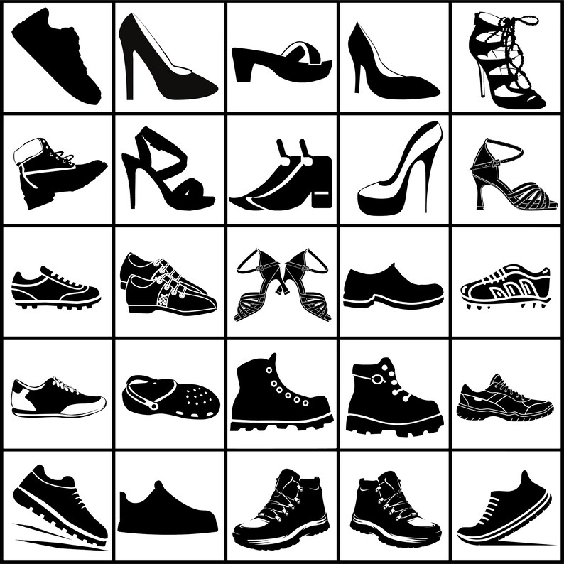 Shoe Svg, Shoe Svg Bundle, Shoe Png, Shoe Cut Files, Shoe Cricut ...