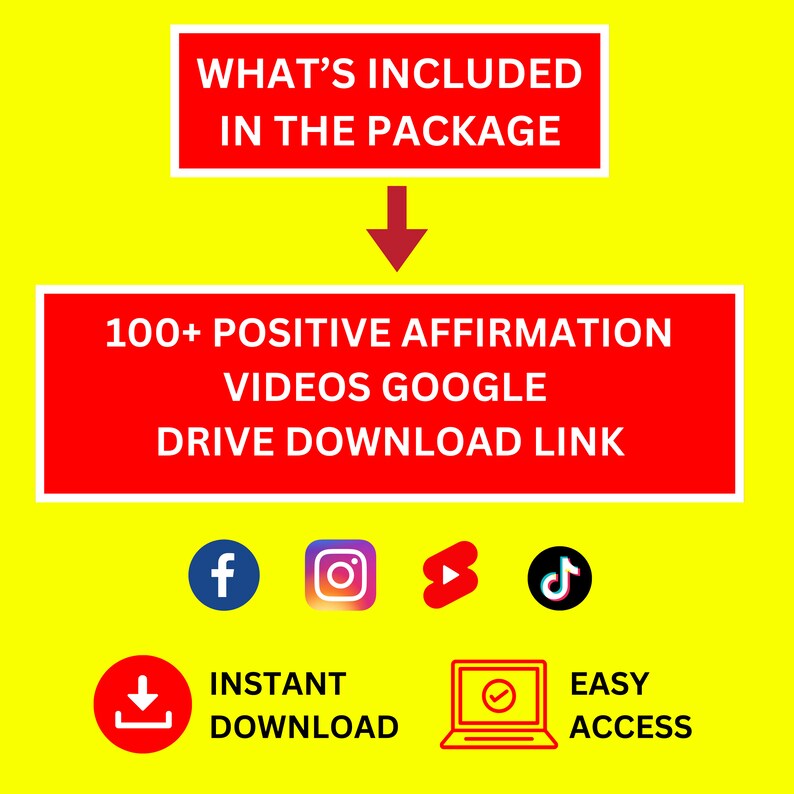 100 Positive Affirmation Quotes Reels Video Bundle, Daily Affirmation ...