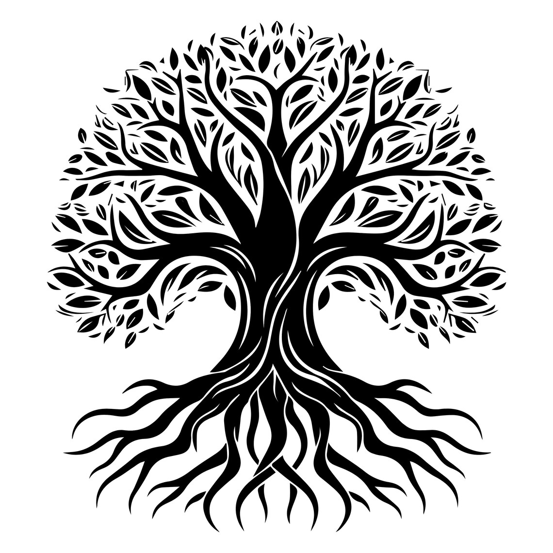 Tree Svg, Tree Silhouette, Tree Svg Cricut, Forest Svg, Plant Svg, Tree ...