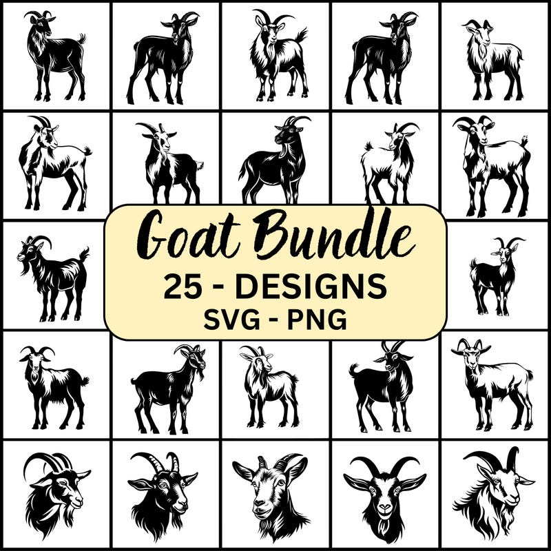 Goat Svg - Etsy