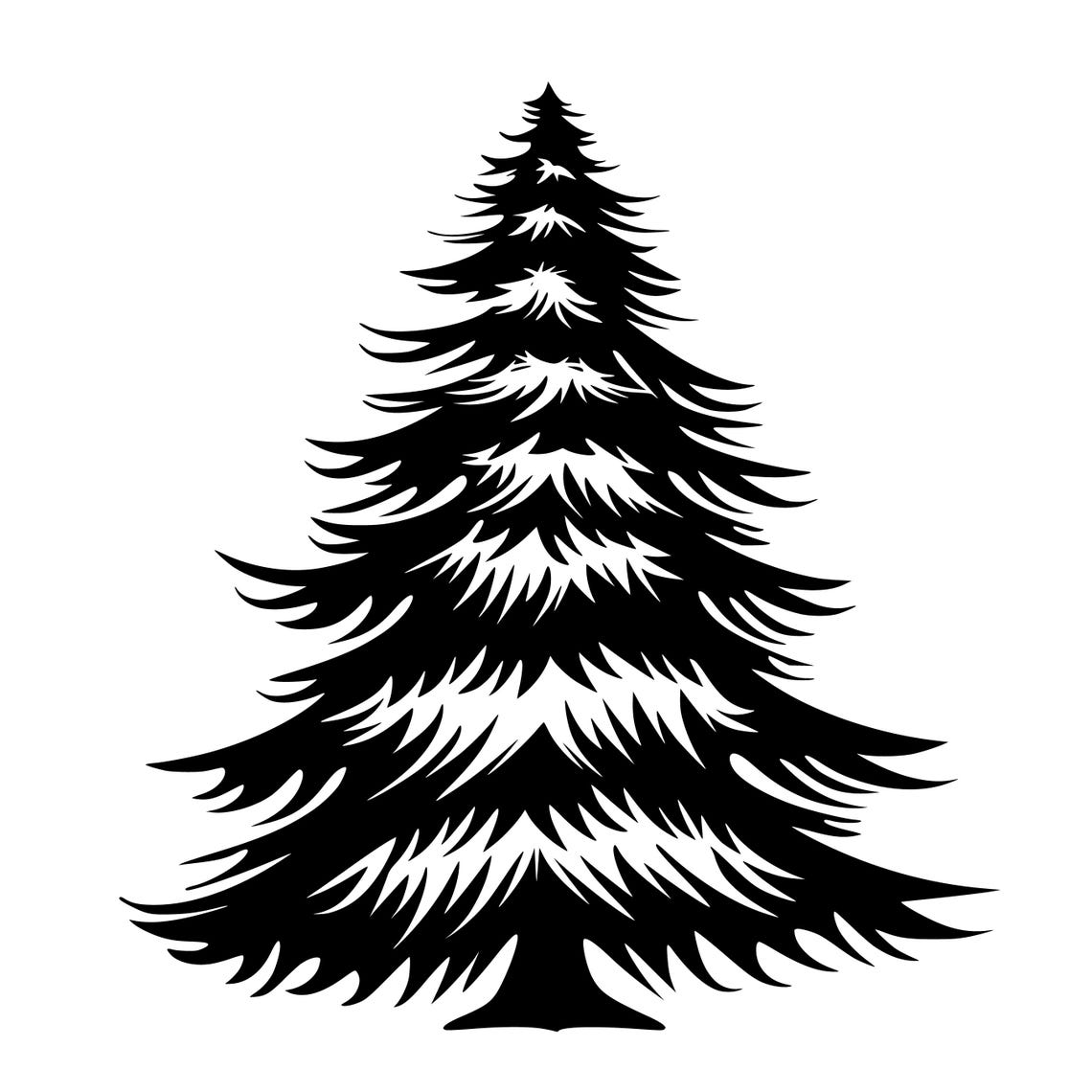 Pine Svg, Pine Tree Svg, Pine Tree Silhouette, Pine Forest Svg ...