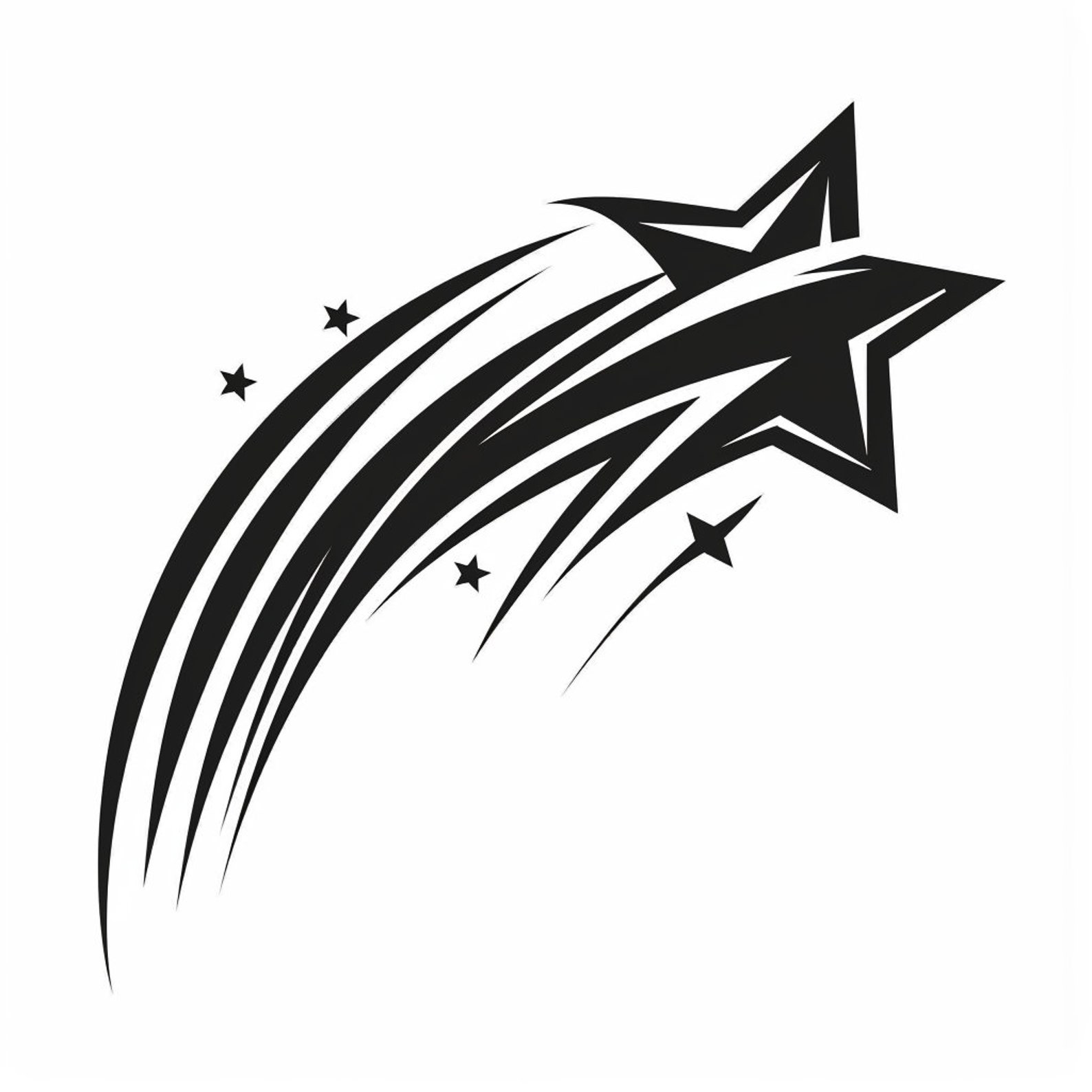 Shooting Star Svg, Shooting Star Svg Bundle, Shooting Star Svg File ...